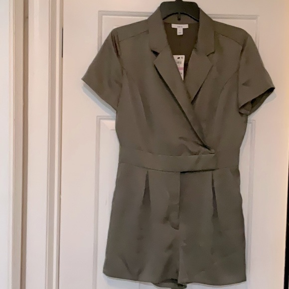 Bar III | Pants & Jumpsuits | New Bar Iii Satin Jumpsuit Shorts Romper ...